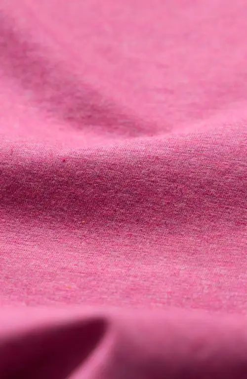 SEASALT CORNWALL Easel Long Sleeve Stretch Organic Cotton Top - Melange Rosa