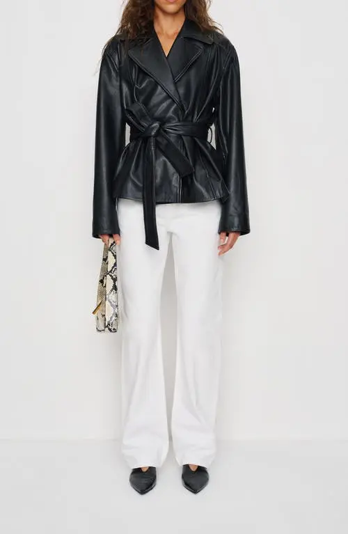 REFORMATION Veda Jaden Leather Jacket