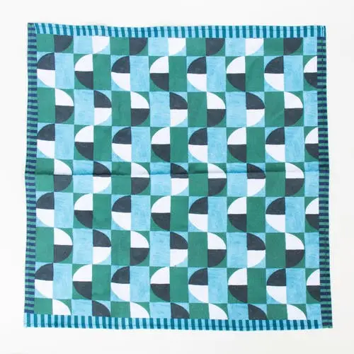SUPRA ENDURA Pop Checker Organic Napkinsset Of 4