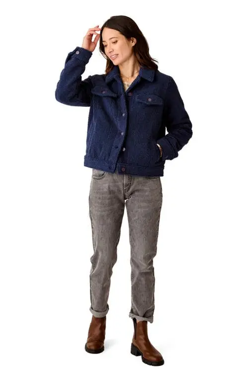 Carve Designs Boucle Fleece Trucker Jacket