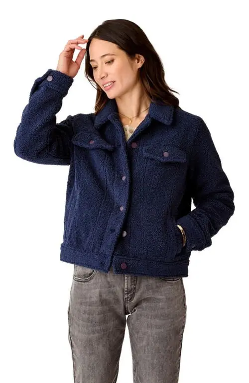 Carve Designs Boucle Fleece Trucker Jacket