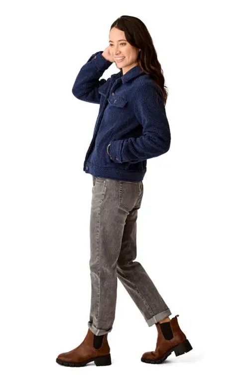 Carve Designs Boucle Fleece Trucker Jacket
