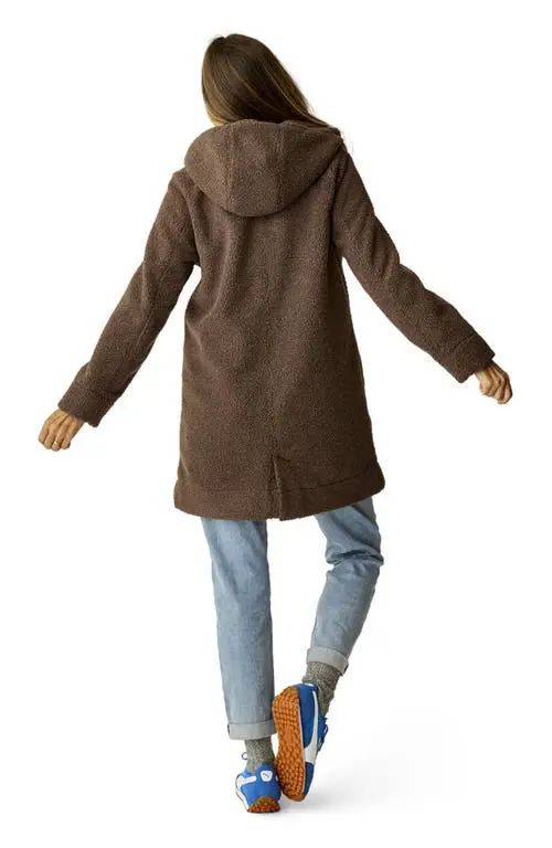 Carve Designs Indy Boucle Fleece Jacket - Espresso