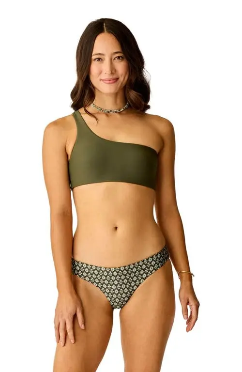 Carve Designs Sanitas 2.0 Bikini Bottom - Dk. Fir Batik