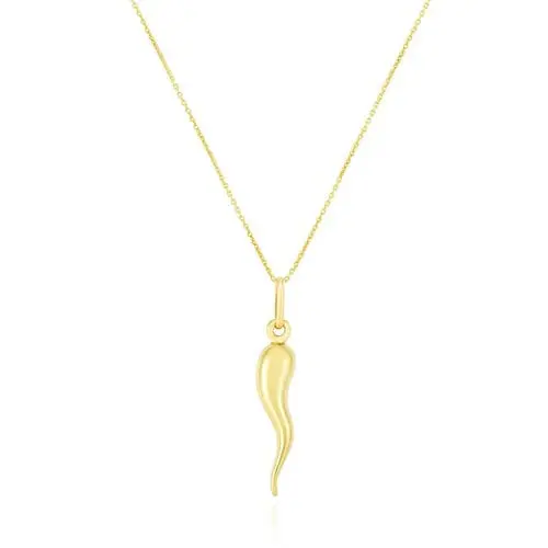 THE LOVERY FINE JEWELRY Gold Horn Necklace - Yellow Gold