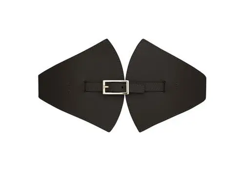 VAINCOURT PARIS La Remarquable Leather Belt - Black