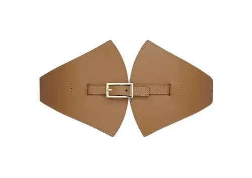 VAINCOURT PARIS La Remarquable Leather Belt - Camel