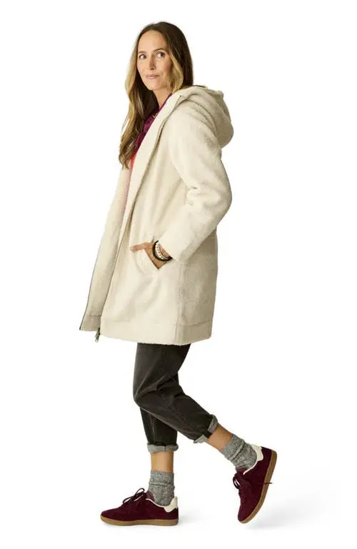 Carve Designs Indy Boucle Fleece Jacket - Birch