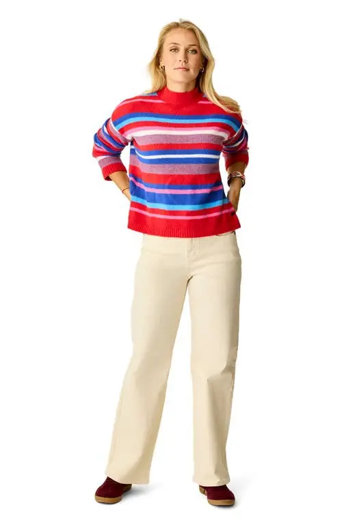 Carve Designs Olivia Plush Sweater - Multistripe