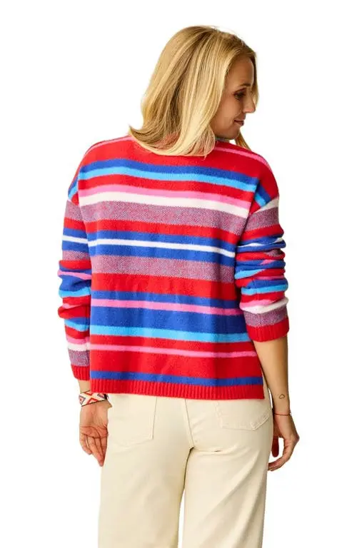 Carve Designs Olivia Plush Sweater - Multistripe