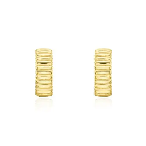 THE LOVERY FINE JEWELRY Fluted C-hoop Earrings