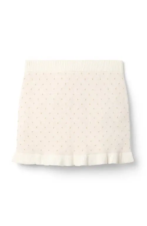 Janie And Jack Sweater Skirt With Metallic Dot Design