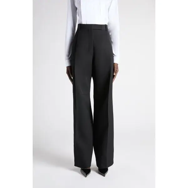 TOM FORD Fluid Straight Leg Tuxedo Trousers - Lb999 Black