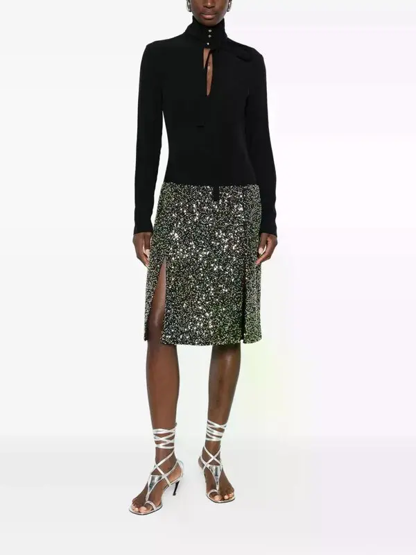 Rabanne Embellished Self-tie Dress