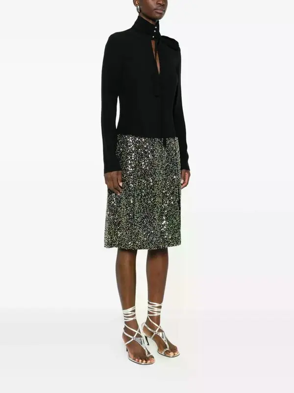 Rabanne Embellished Self-tie Dress