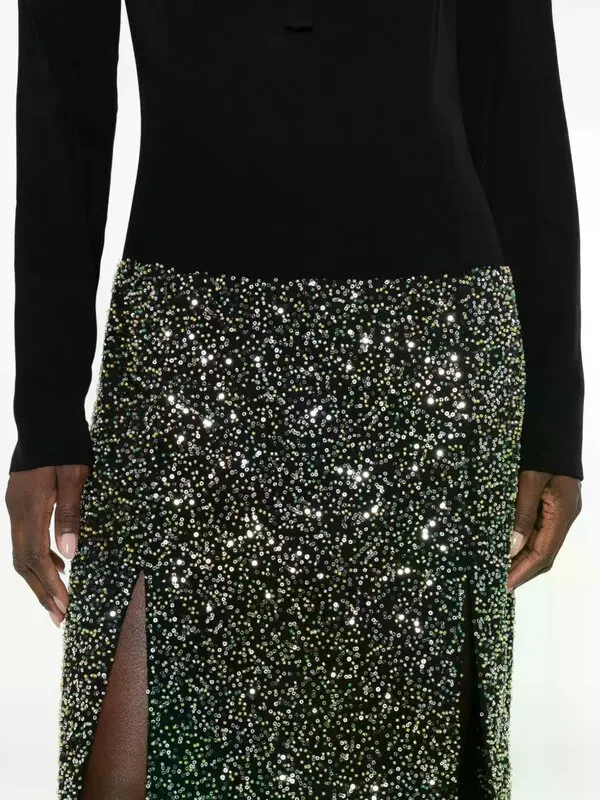 Rabanne Embellished Self-tie Dress