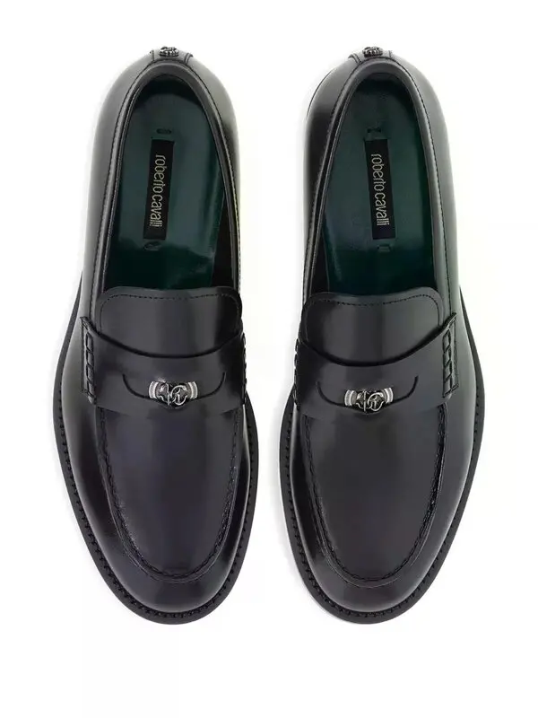 Roberto Cavalli Logo-plaque Loafers