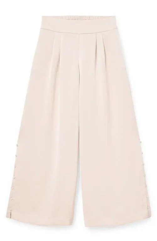 ALLSAINTS Leanne Wide Leg Trousers - Antique White