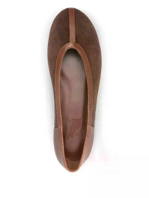 ANCIENT GREEK SANDALS Aeropi Panelled Ballet Flats