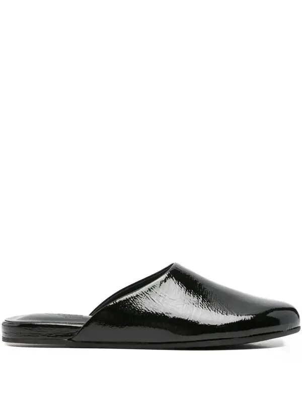 ANCIENT GREEK SANDALS Slipper Mules - Black