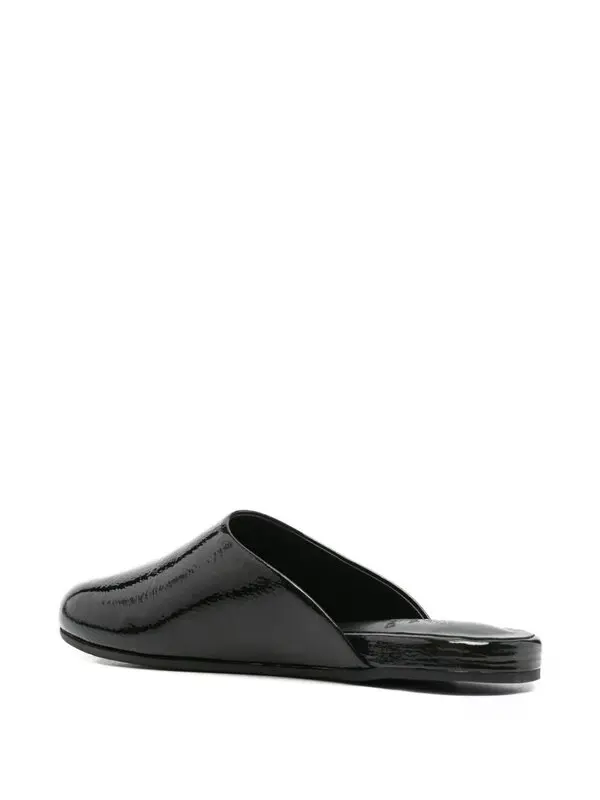 ANCIENT GREEK SANDALS Slipper Mules - Black