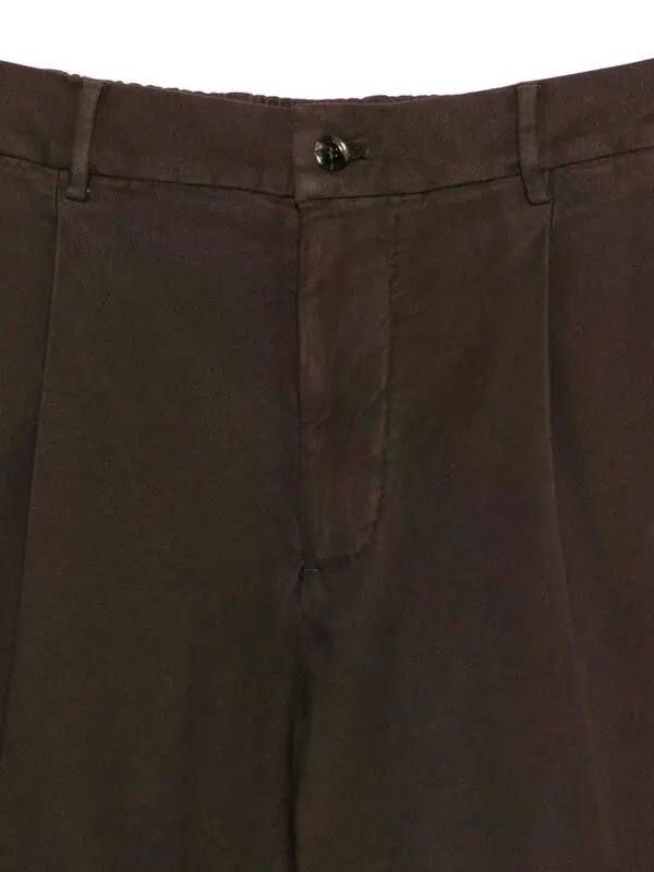 DELL'OGLIO Pleat-detail Trousers