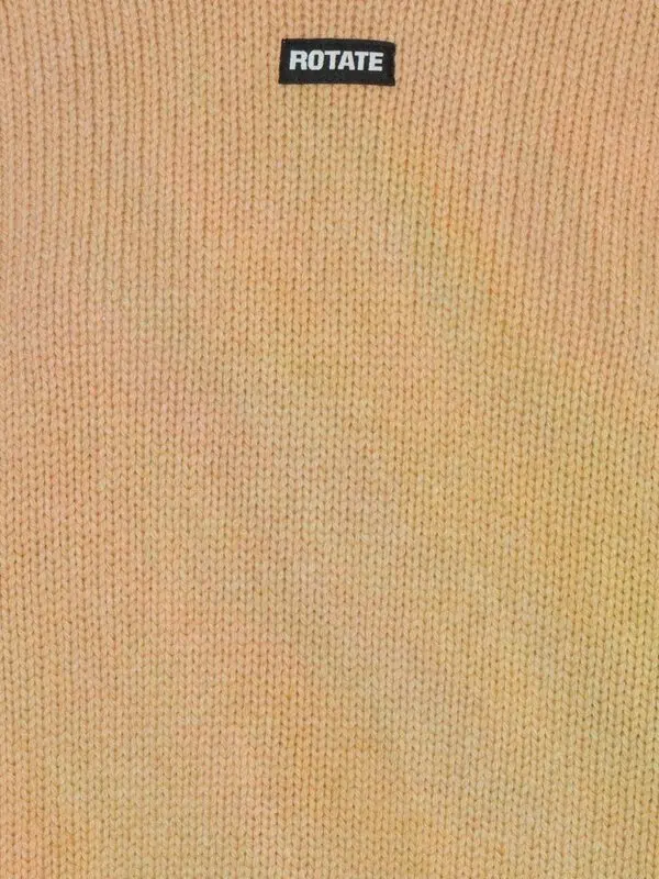 ROTATE BY BIRGER CHRISTENSEN Round-neck Long-sleeve Sweater - Brown