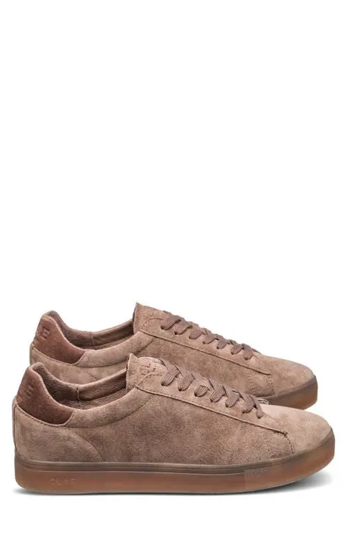 Clae Bradley Low Top Leather Sneaker - Portabella Suede
