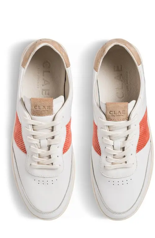 Clae Davis Perforated Leather Sneakers