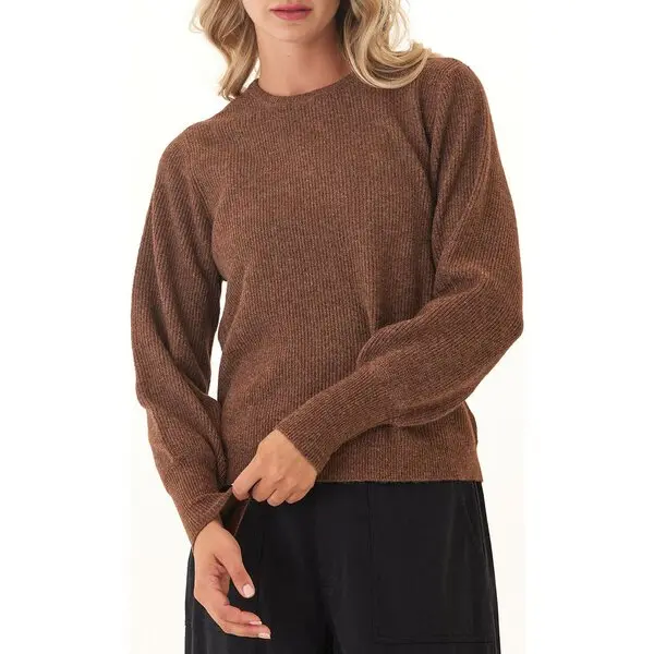 THREADS 4 THOUGHT Avalee Ribbed Sweater - Praline