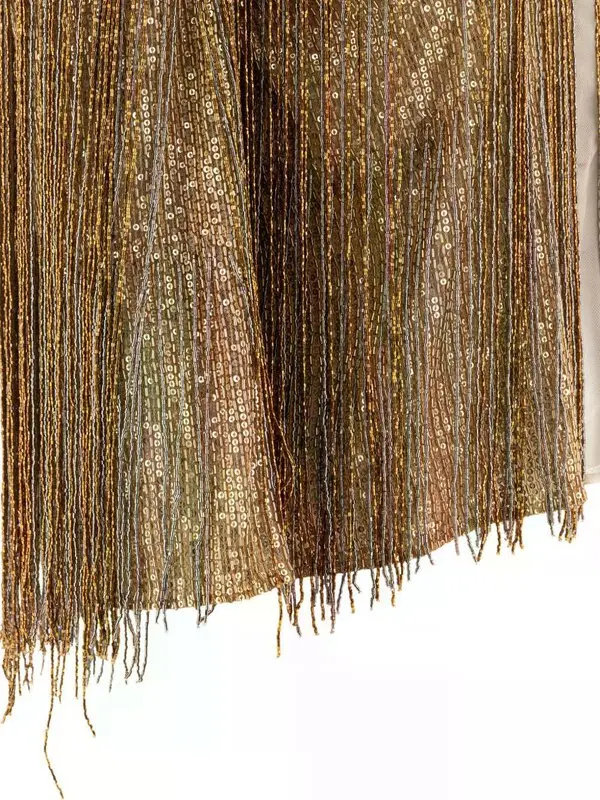 Elie Saab Fringed Crew-neck Blouse