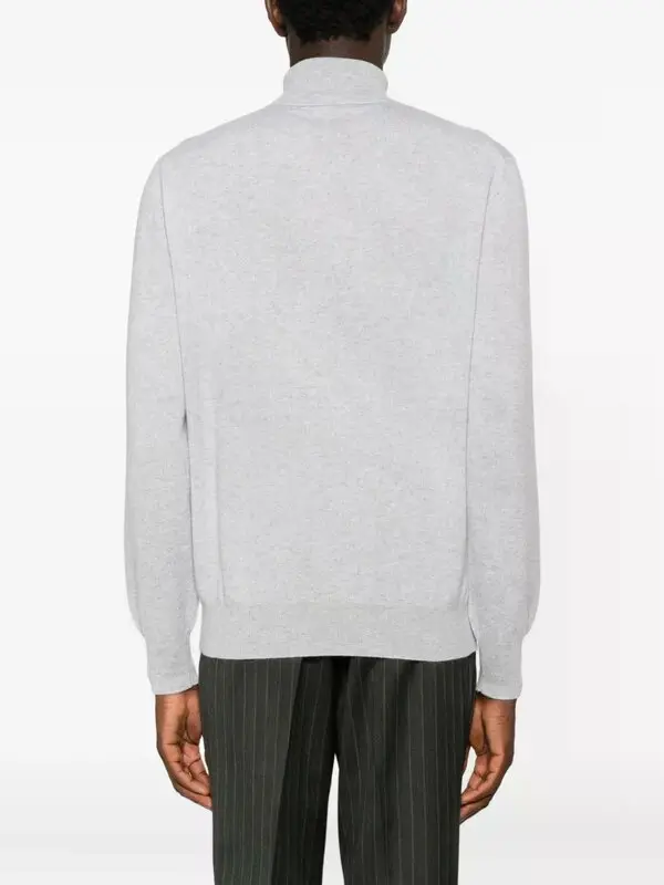 Bruno Manetti Fine-knit Jumper - Grey