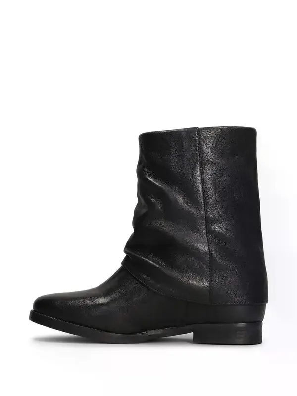 JULIE DEE Leather Boots