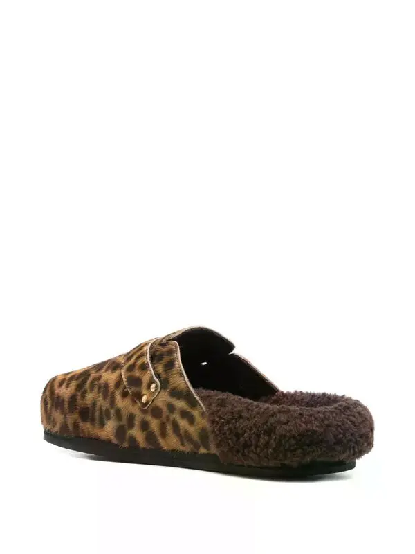 ANCIENT GREEK SANDALS Vasilitsa Leopard-print Mules