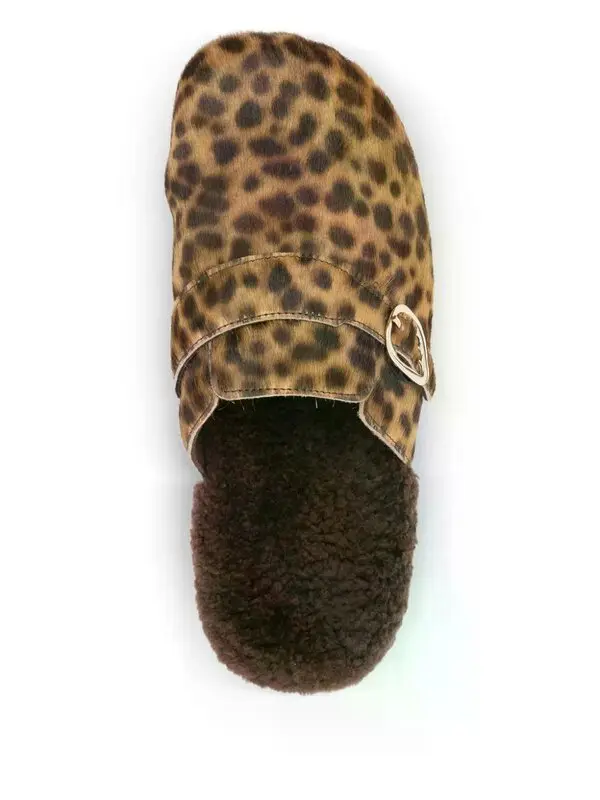 ANCIENT GREEK SANDALS Vasilitsa Leopard-print Mules