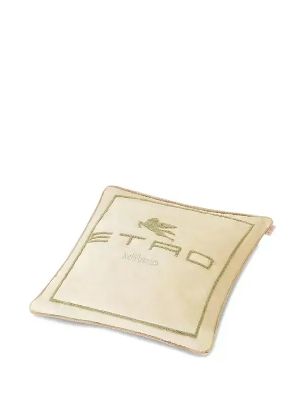 Etro Embroidered Pegaso Cushion