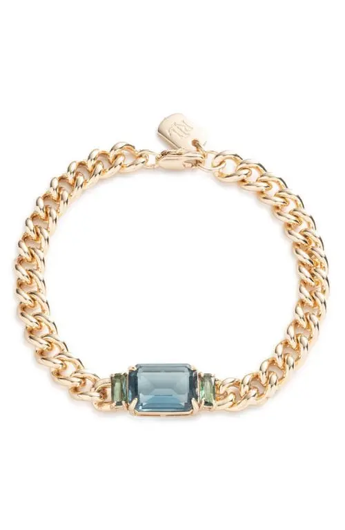 Ralph Lauren Desmond Curb Chain Bracelet - Blue