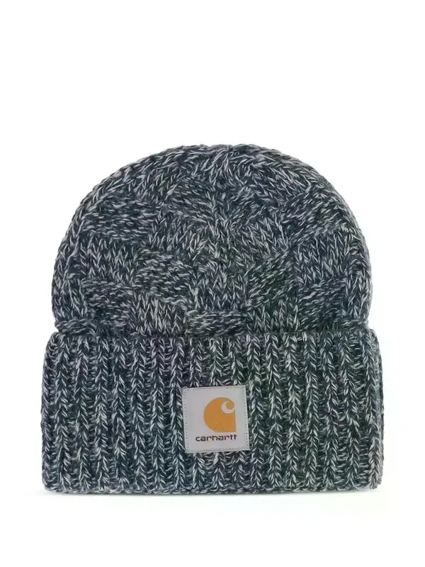 Carhartt Work In Progress Logo-patch Beanie - Blue