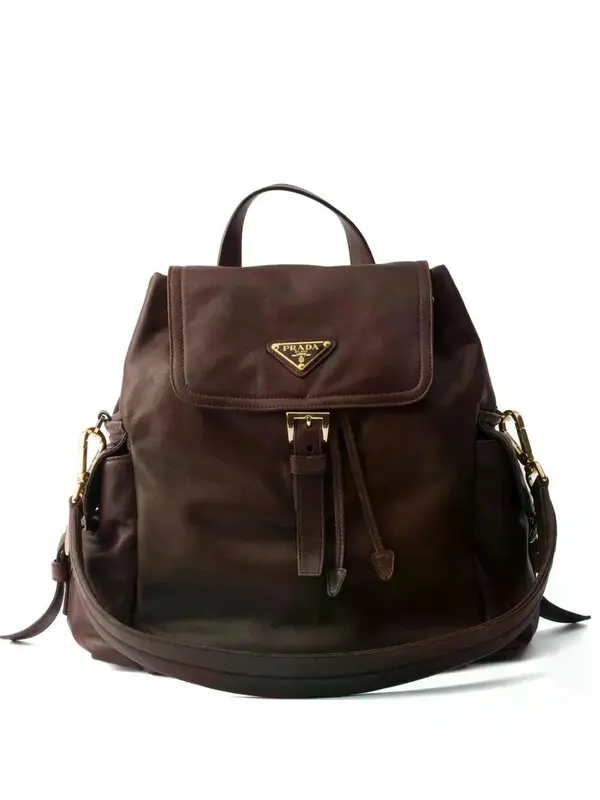 Prada Explore Leather Backpack