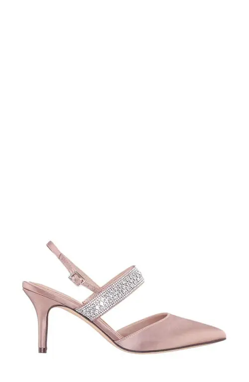 Nina Trista Pointed Toe Slingback Pump - Honey