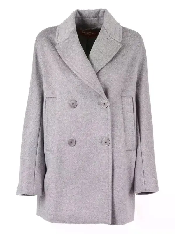 Max Mara Sheere Double-breasted Pea Coat