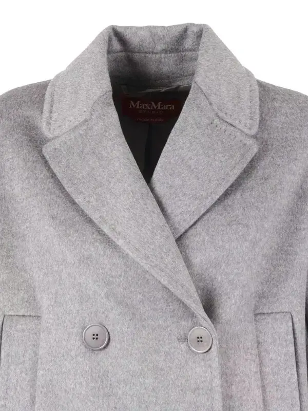 Max Mara Sheere Double-breasted Pea Coat