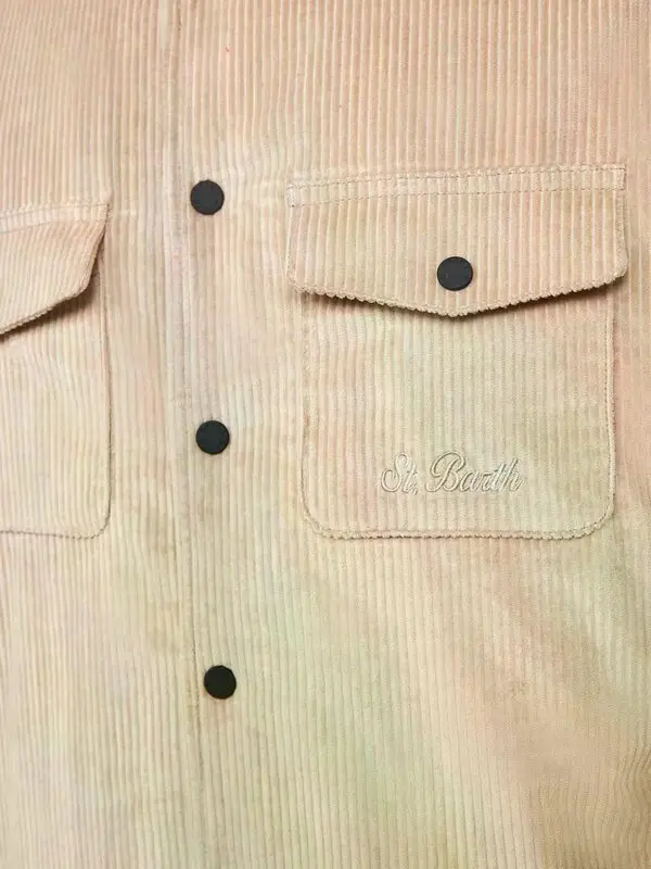 MC2 SAINT BARTH Snap-buttoned Chest-pocket Coat - Neutrals