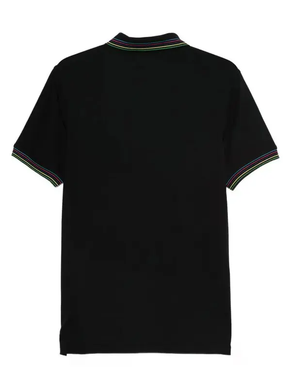 Paul Smith Striped Collar Polo Shirt