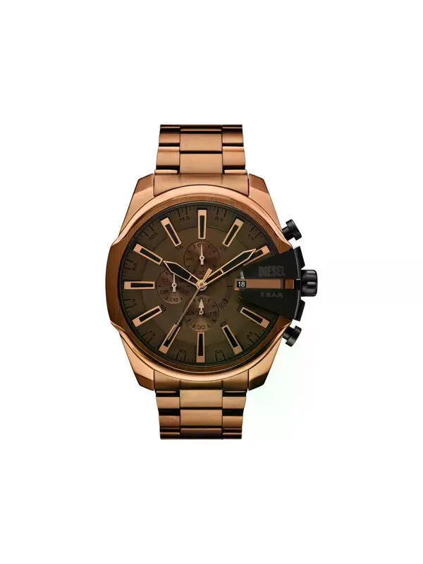 Diesel Stainless Steel 48mm Chronograph Watch - Brown