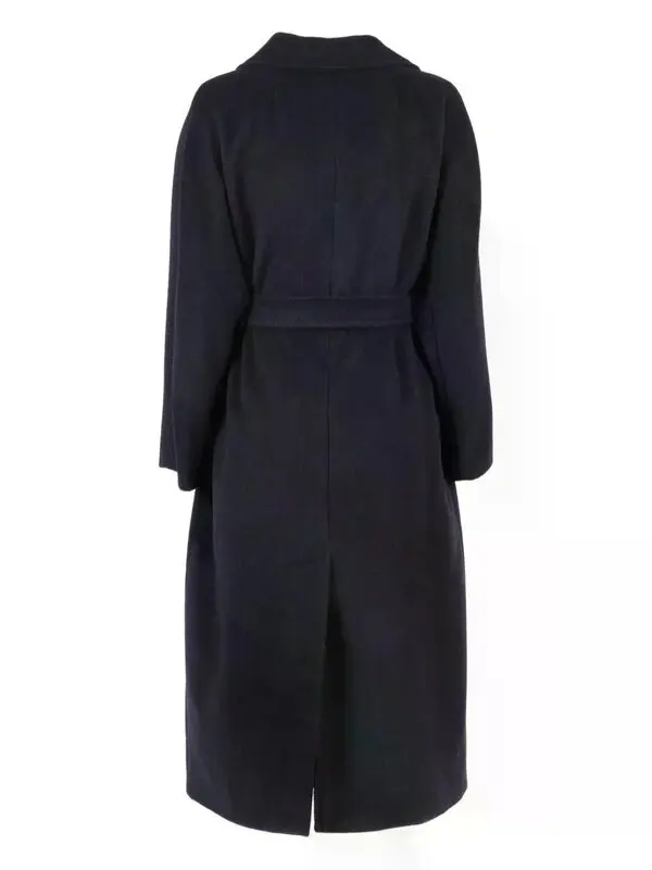 Max Mara Tempera Belted Coat - Blue