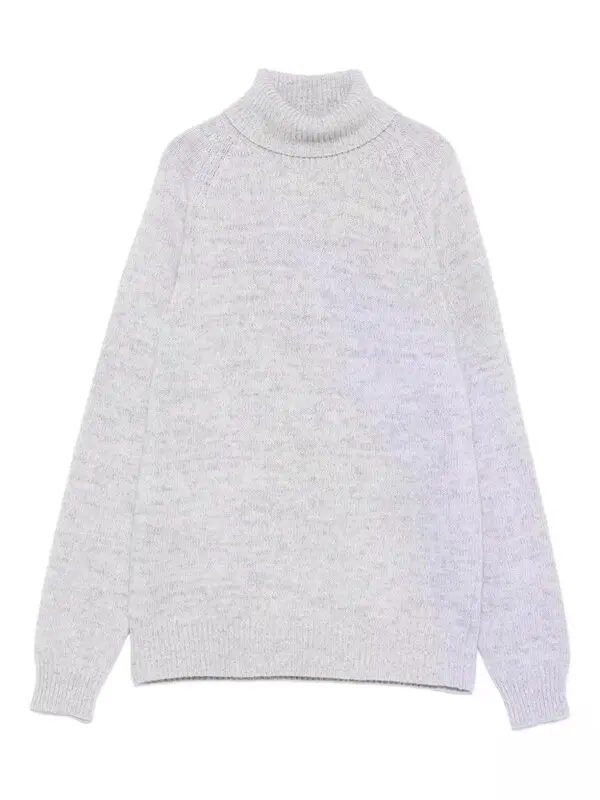 CENERE GB Roll Neck Jumper - Grey