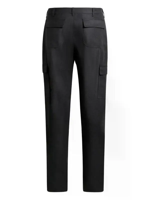 Etro Wool Cargo Trousers - Black