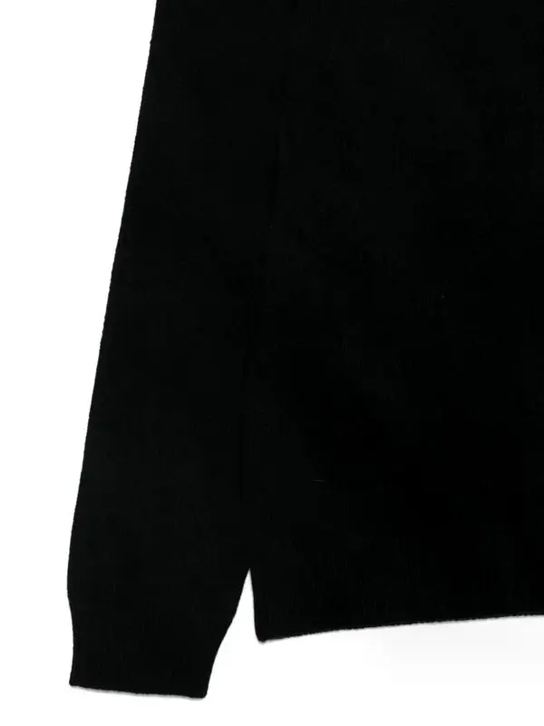 CENERE GB Shawl-collar Jumper - Black