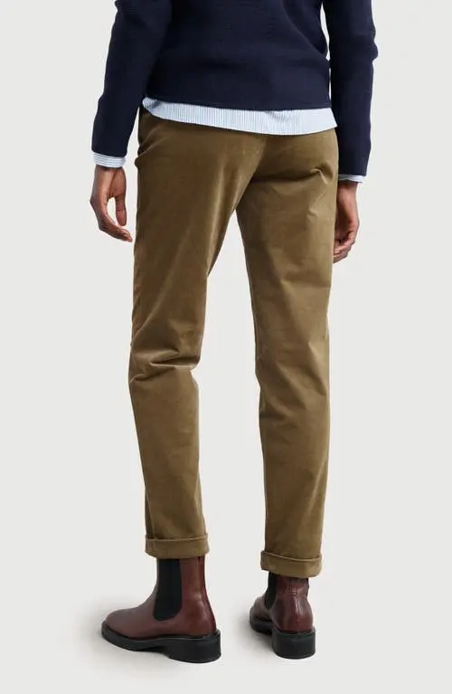 SEASALT CORNWALL Crackington Sailor Button Crop Pull-on Pants - Laurel